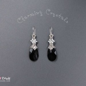 Charming Crystals Earrings TUTORIAL - Sidonia's Beads