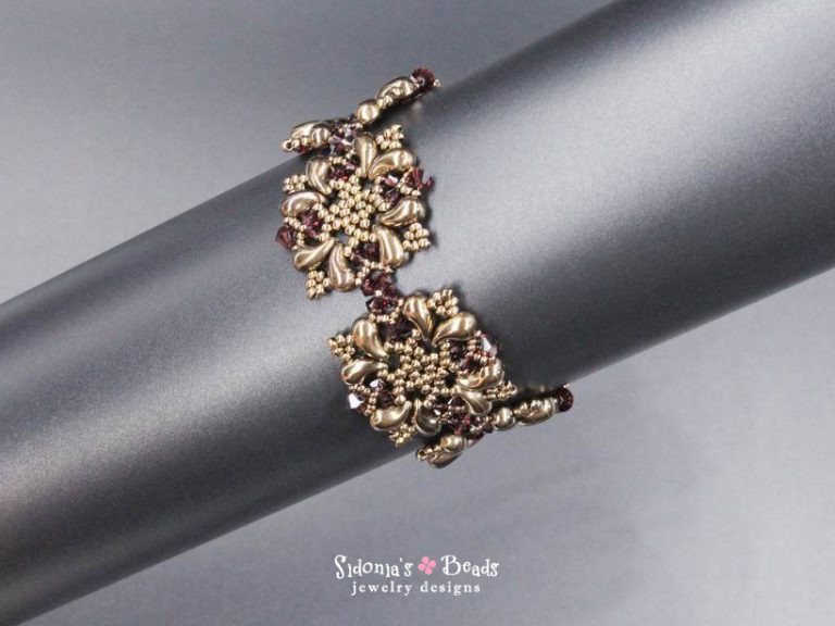 TUTORIAL Moorish Tiles Bracelet - Sidonia's Beads