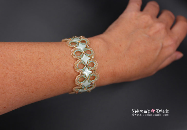 Star Beads Beading Tutorial Starry Bracelet | Sidonia's Beads